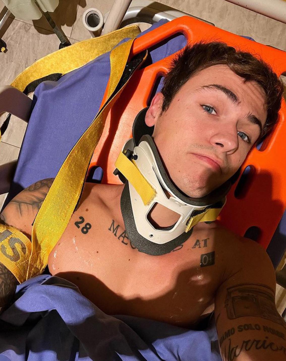 Federico Rossi, pauroso incidente mentre provava il wakeboard: ecco ...