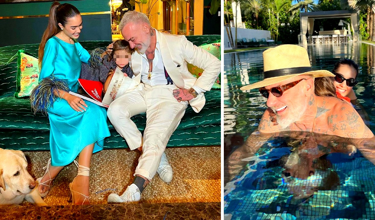 Gianluca Vacchi inizia il 2023 a Miami con Sharon e la figlia - Gossip ...