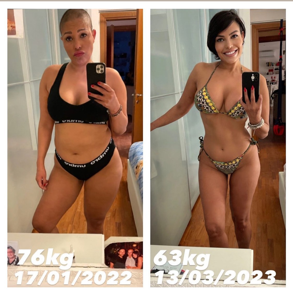 Carolina Marconi ha perso 13 kg in 14 mesi, foto prima e dopo: ''Ho fatto un bel lavoro ...