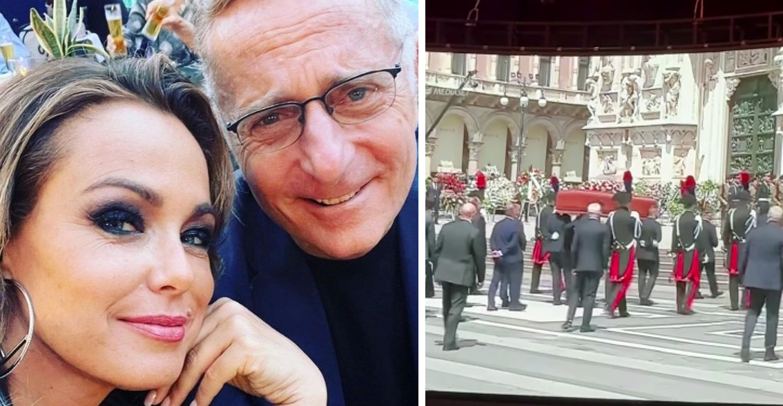 Stupore per l'assenza di Paolo Bonolis e Sonia Bruganelli al funerale di Berlusconi: ecco perché ...