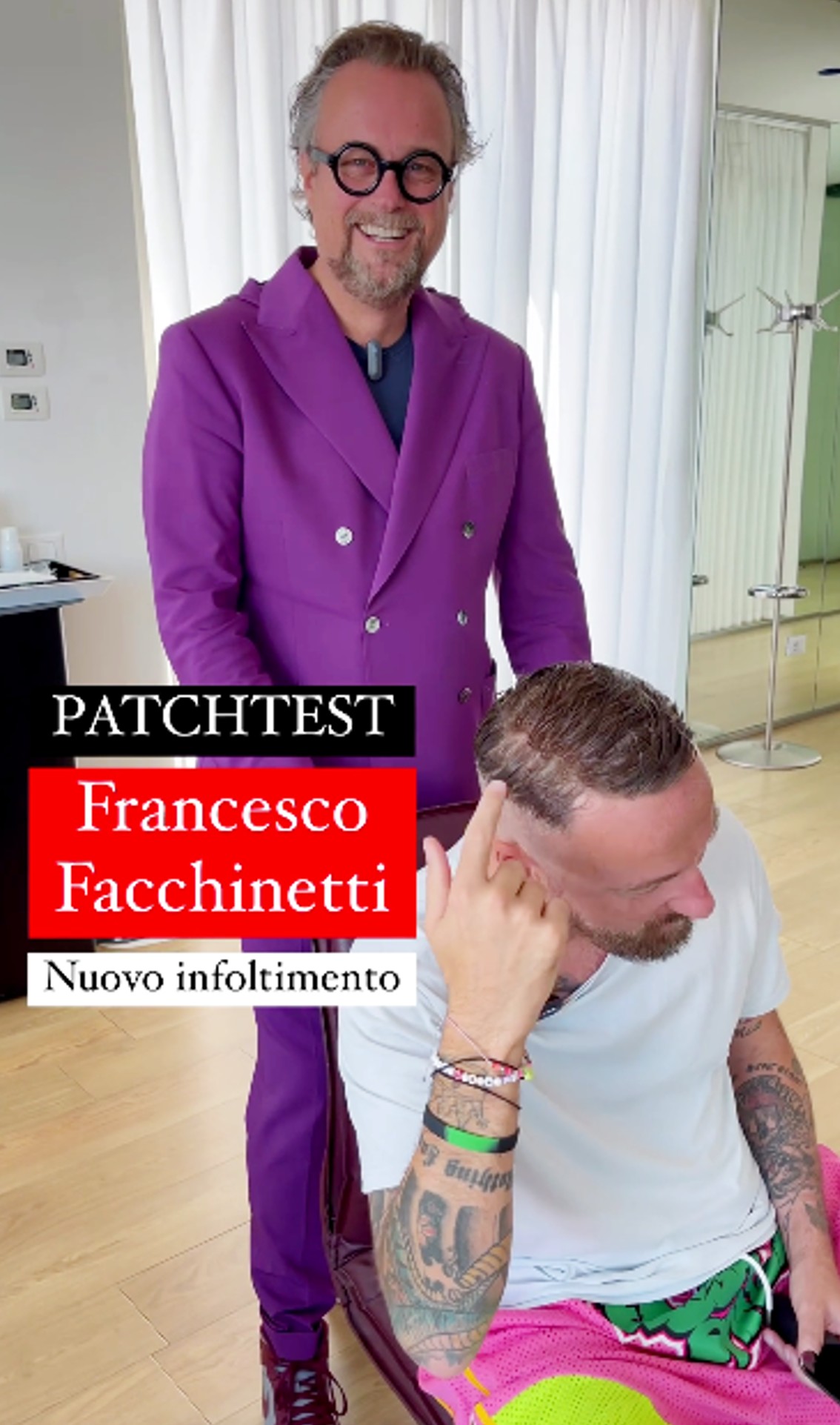 ''Abbiate il coraggio di dirlo'': Francesco Facchinetti mostra la nuova ...
