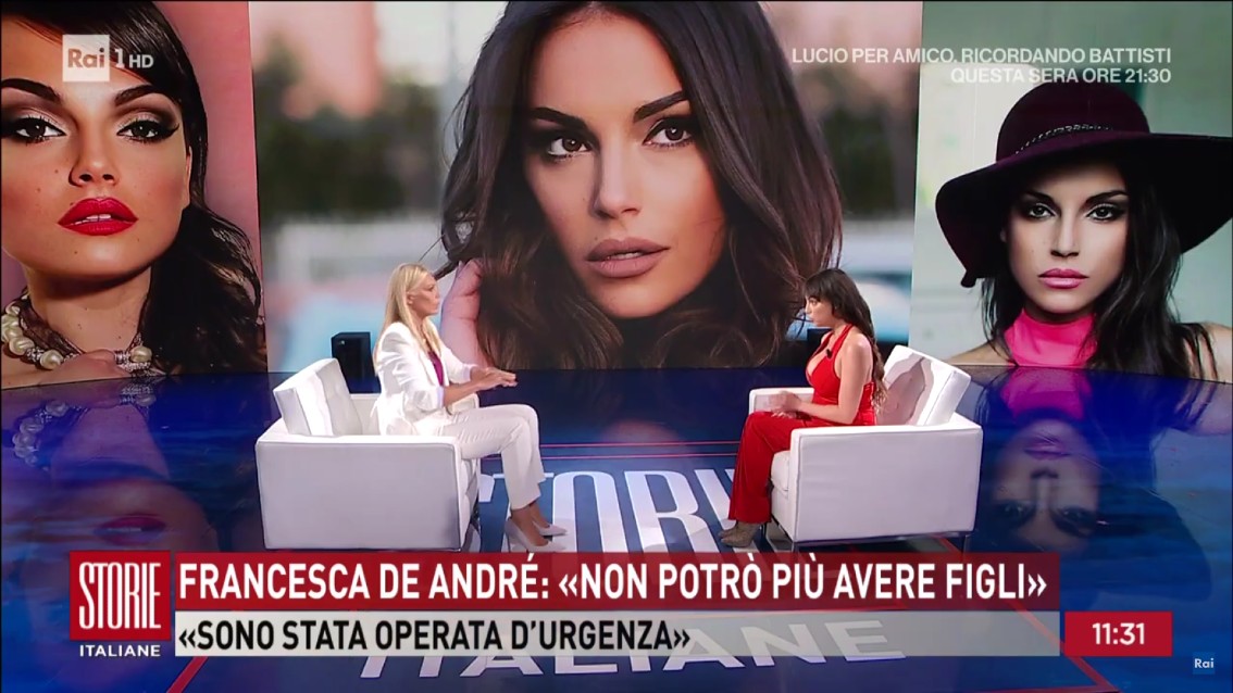 ''Ho fitte che non mi fanno stare in piedi'': Francesca De André torna ...