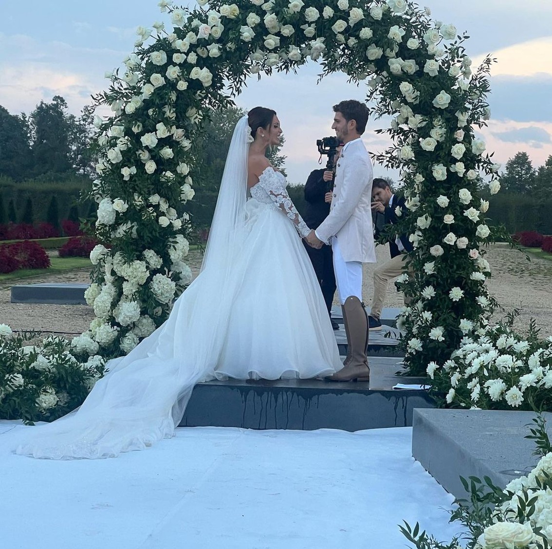 L'album del matrimonio da favola a Torino di Gessica Notaro e Filippo ...