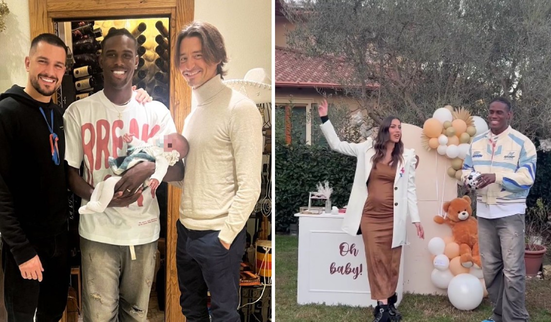 Enock Barwuah festeggia il gender reveal con il fratello Mario ...