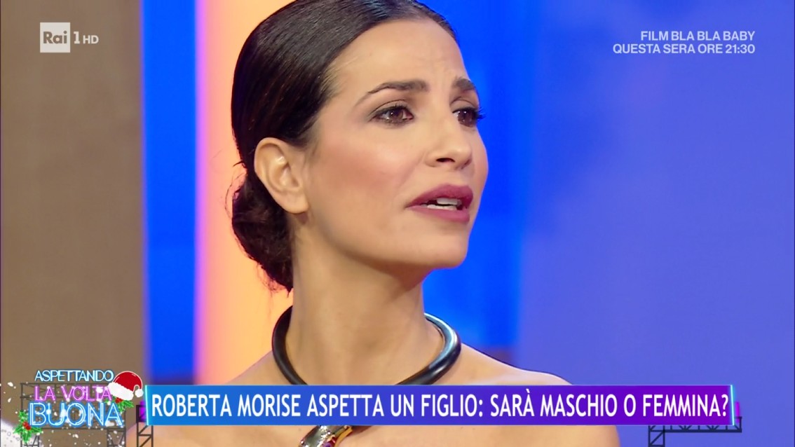 Roberta Morise annuncia in tv di essere incinta e scopre in diretta ...