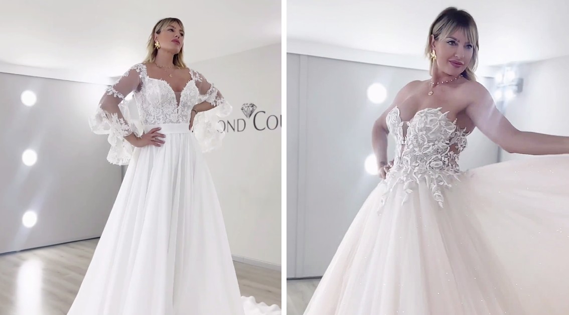 Manila Nazzaro torna nella sua Puglia per fare le prove dell'abito da ...