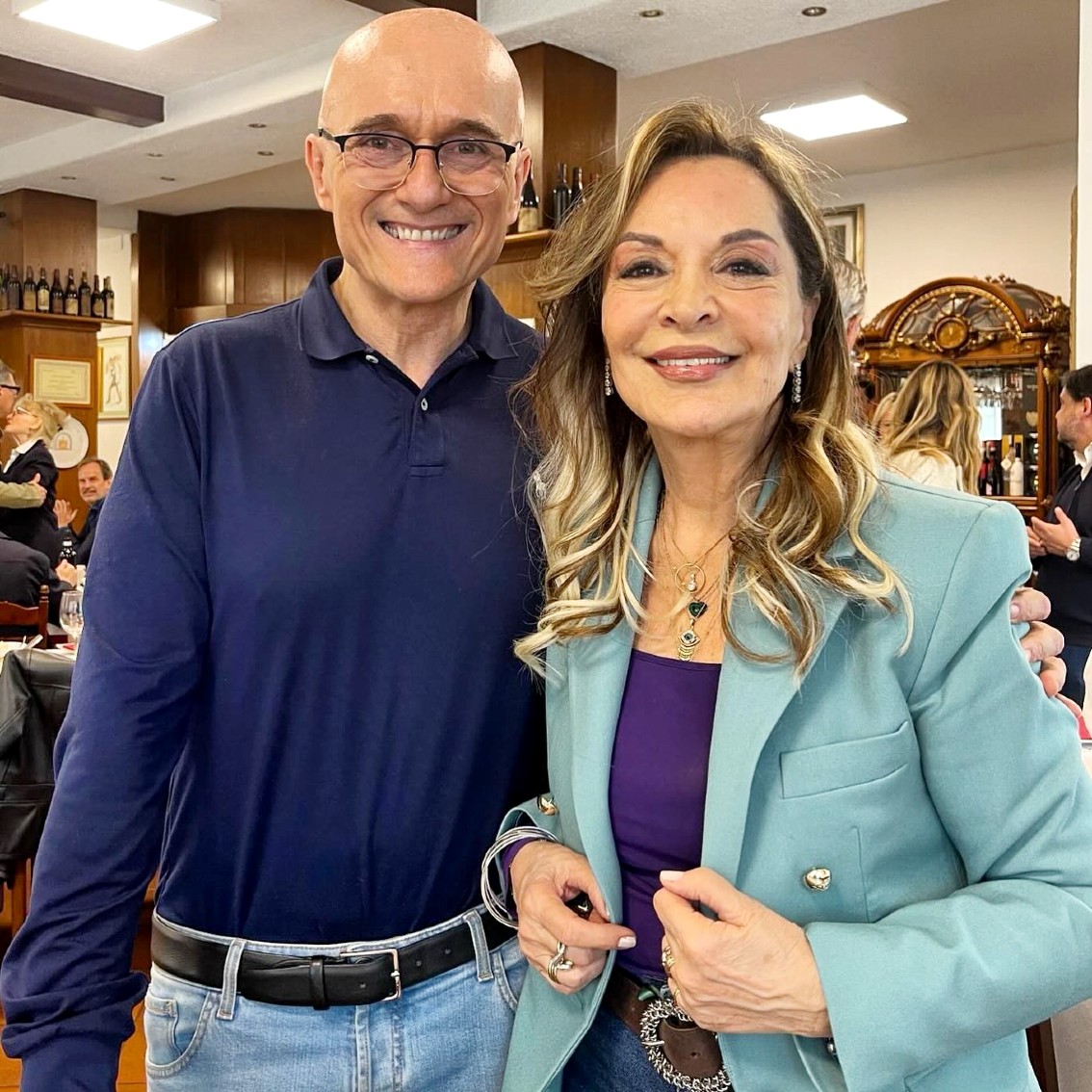 Alfonso Signorini ha festeggiato 60 anni con un pranzo in un posto del ...