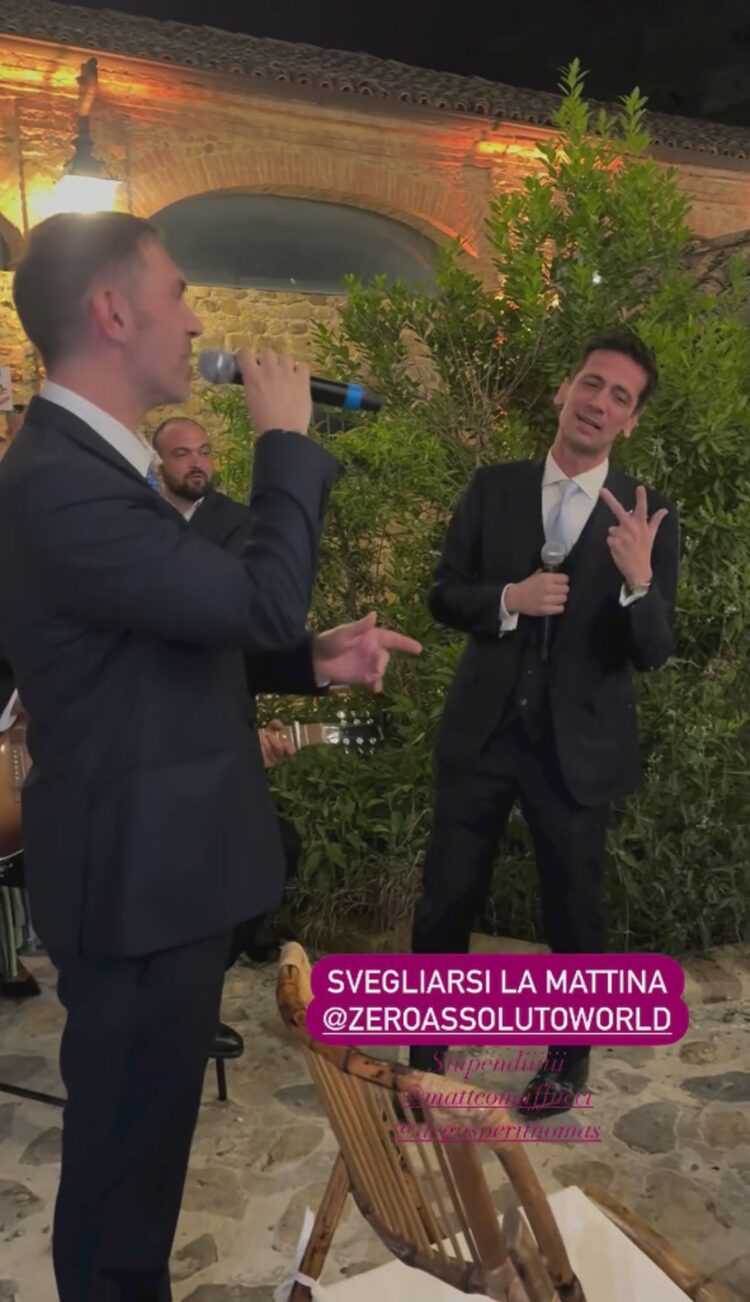 Matteo Maffucci degli Zero Assoluto ha sposato la figlia di un noto volto tv: le foto del ...