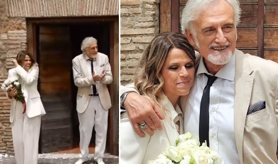 La cantante Tosca ha sposato il compagno Massimo: le immagini del matrimonio intimo a Roma ...