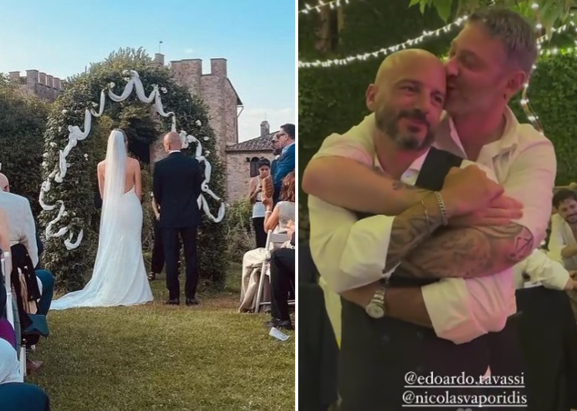 Nicolas Vaporidis si è sposato nel weekend: seconde nozze a 12 anni di distanza dal matrimonio ...