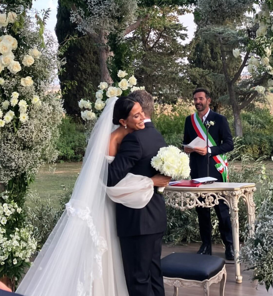 Roberta Morise ha sposato lo chef Enrico Bartolini con una splendida ...