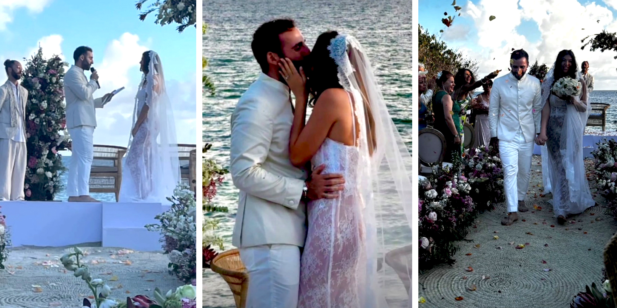 Romantiche nozze in spiaggia in Africa per Brigitta Cazzato ...