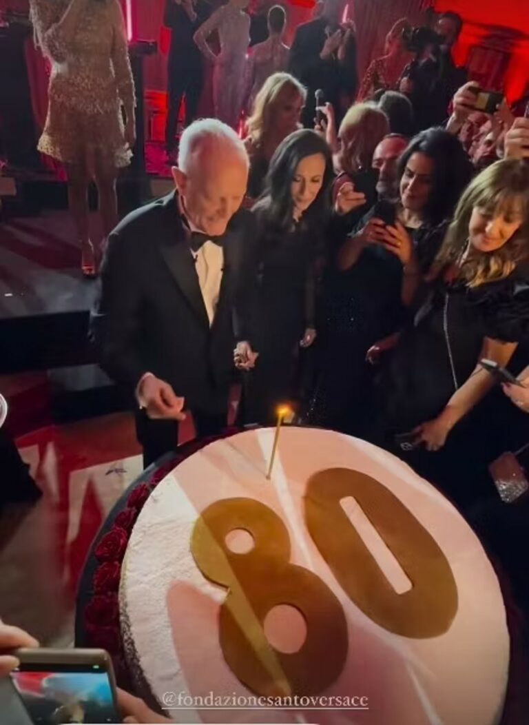 Festa super vip per gli 80 anni di Santo Versace a Roma, da Gregoraci a ...