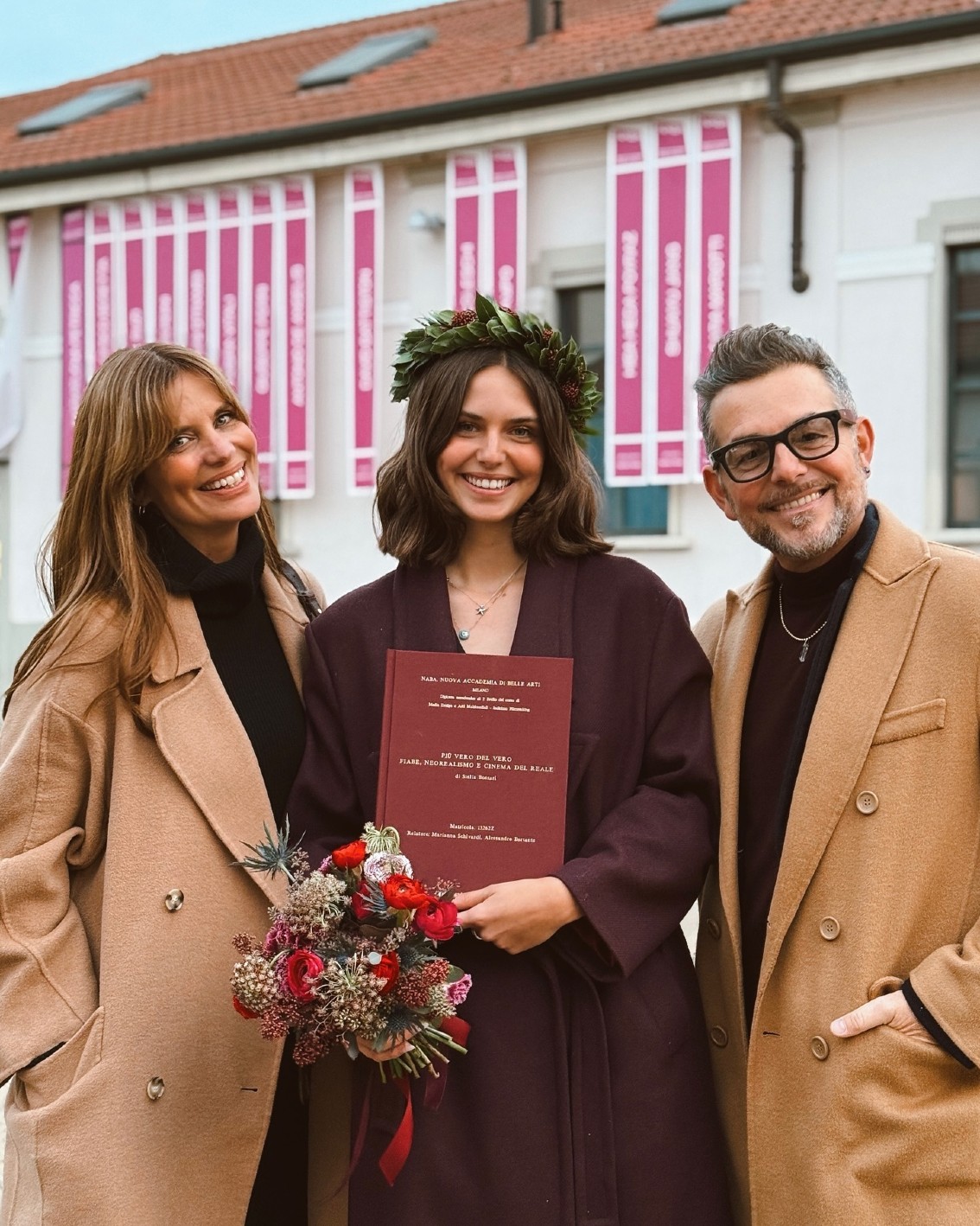 La figlia di Daniele Bossari e Filippa Lagerback si è laureata! Papà ...