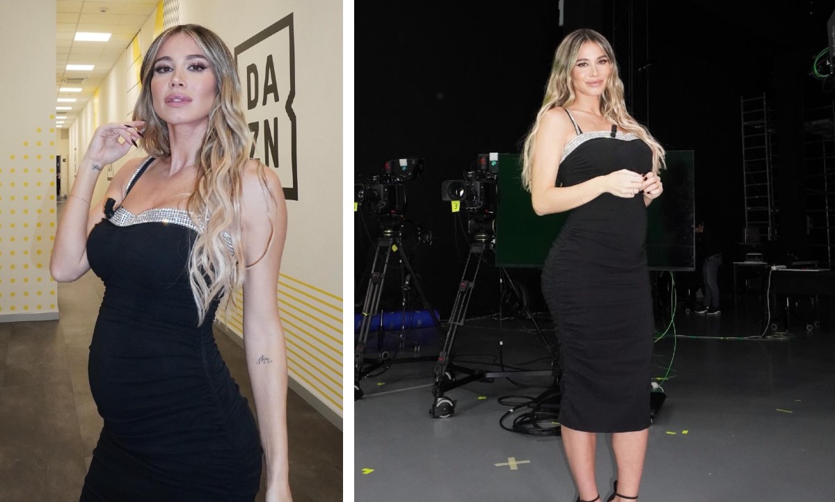 Diletta Leotta per la prima volta col pancione della seconda gravidanza ...