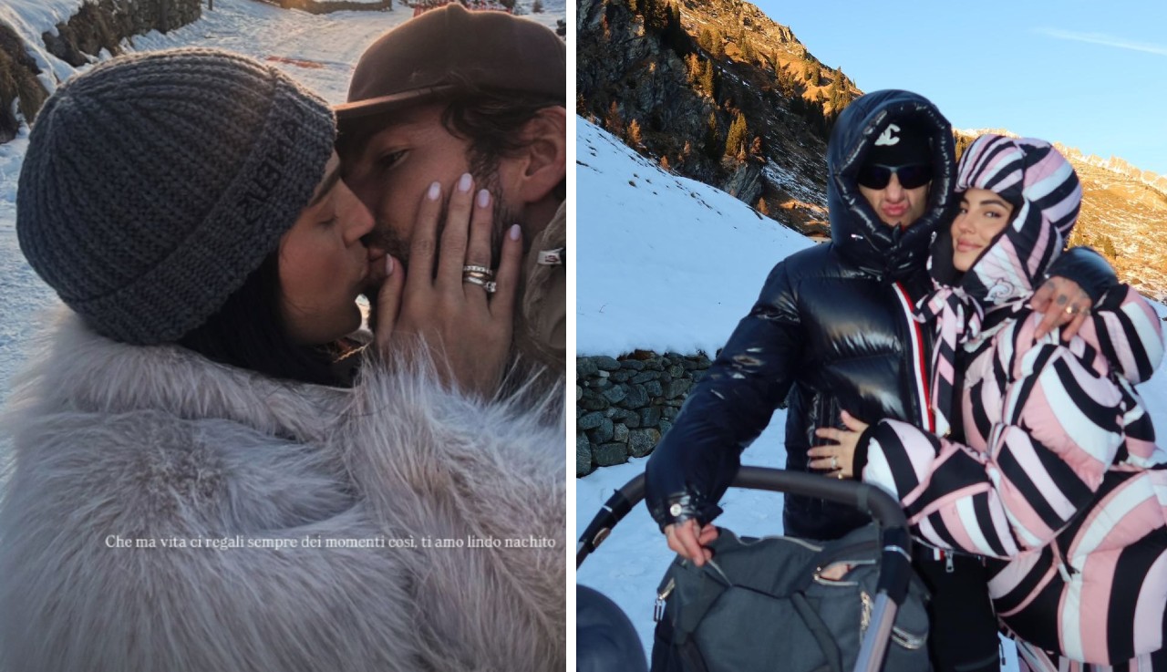 Giulia De Lellis e Cecilia Rodriguez sulla neve con i compagni e le ...