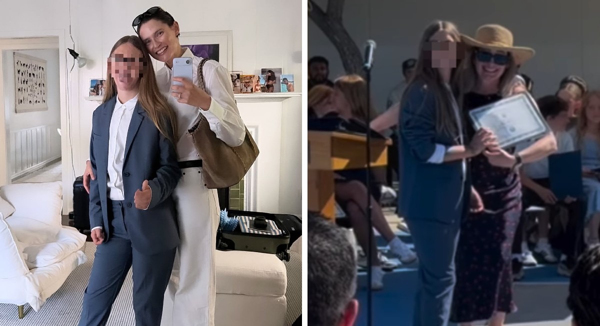 Bianca Balti emozionata per Mia: la figlia conclude le elementari e la ...